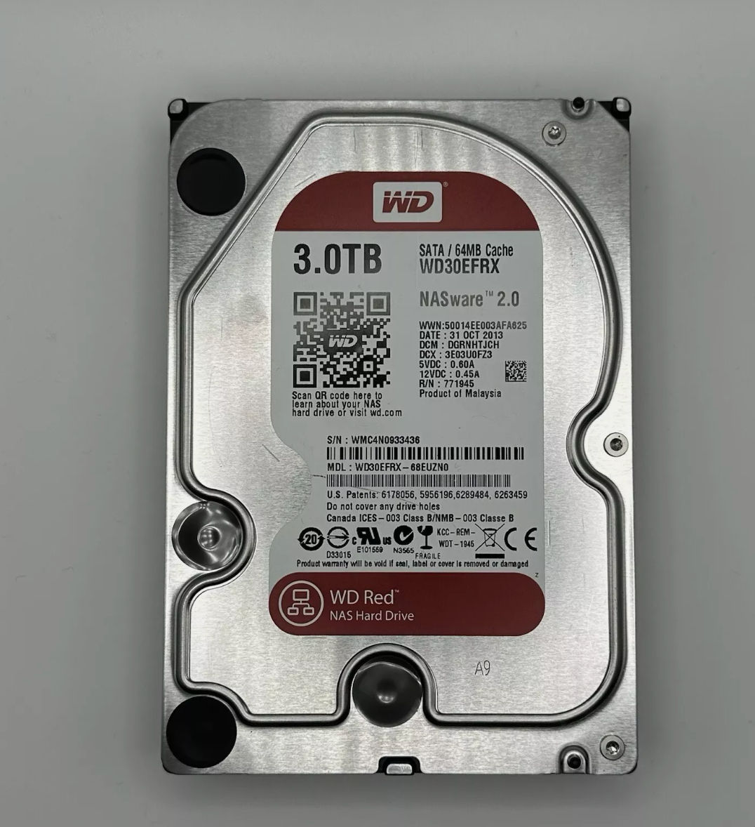 Продаётся HDD WD Red 3TB
