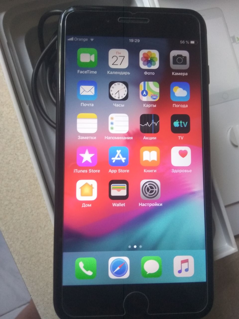 Iphone 7plus 128gb(matte black).