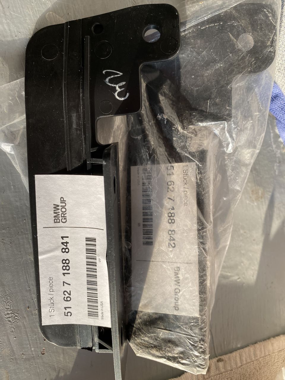 BMW X6 E71 губа передних подкрыльников