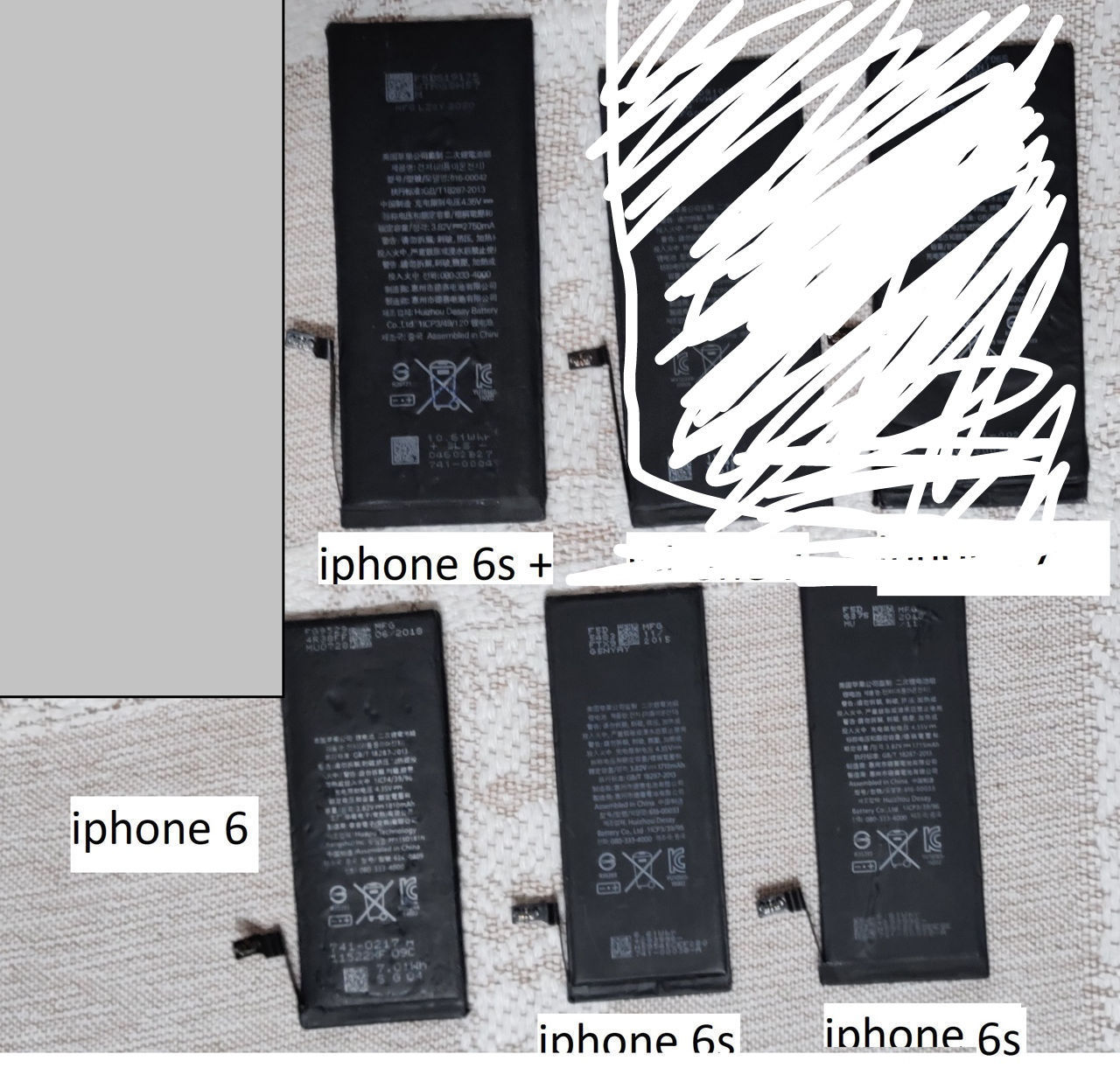 Se vinde acumulator pentru iphone 6,6 S,6S + original