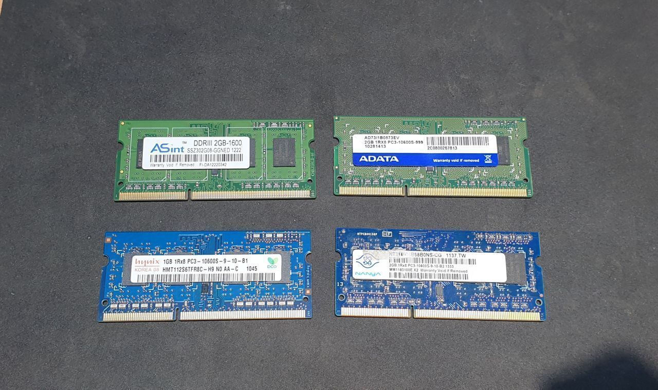 Оперативная память для ноутбука Sodimm Ddr3