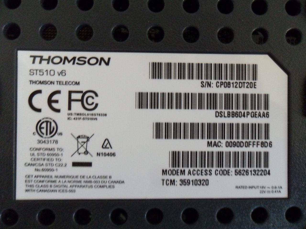 adsl модем SpeedTouch 510 v6! 300 лей! Торг! Новый! В упаковке!