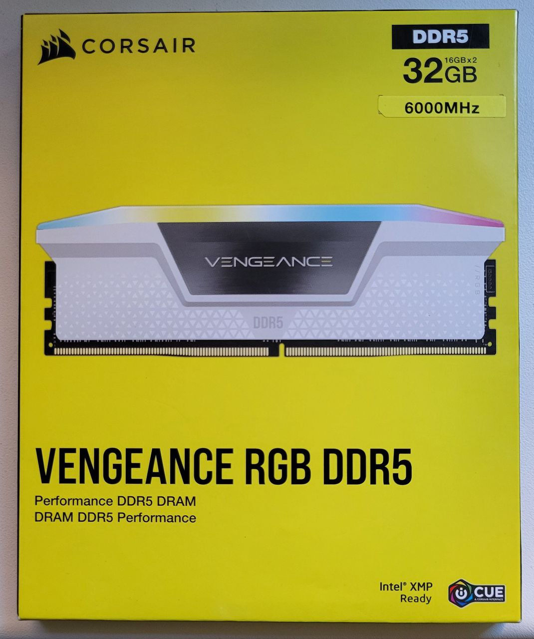 Новая DDR5 на 32Gb (2*16) Corsair RGB 6000 mhz CL30
