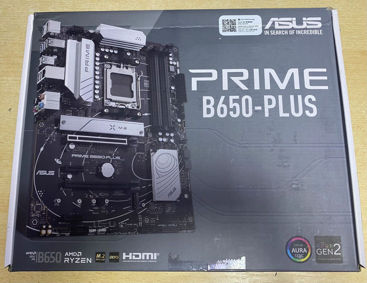 Asus Prime B650-PLUS AM5 DDR5 2.5 Gigabit Ethernet PCIe 5.0 ATX,Garantie
