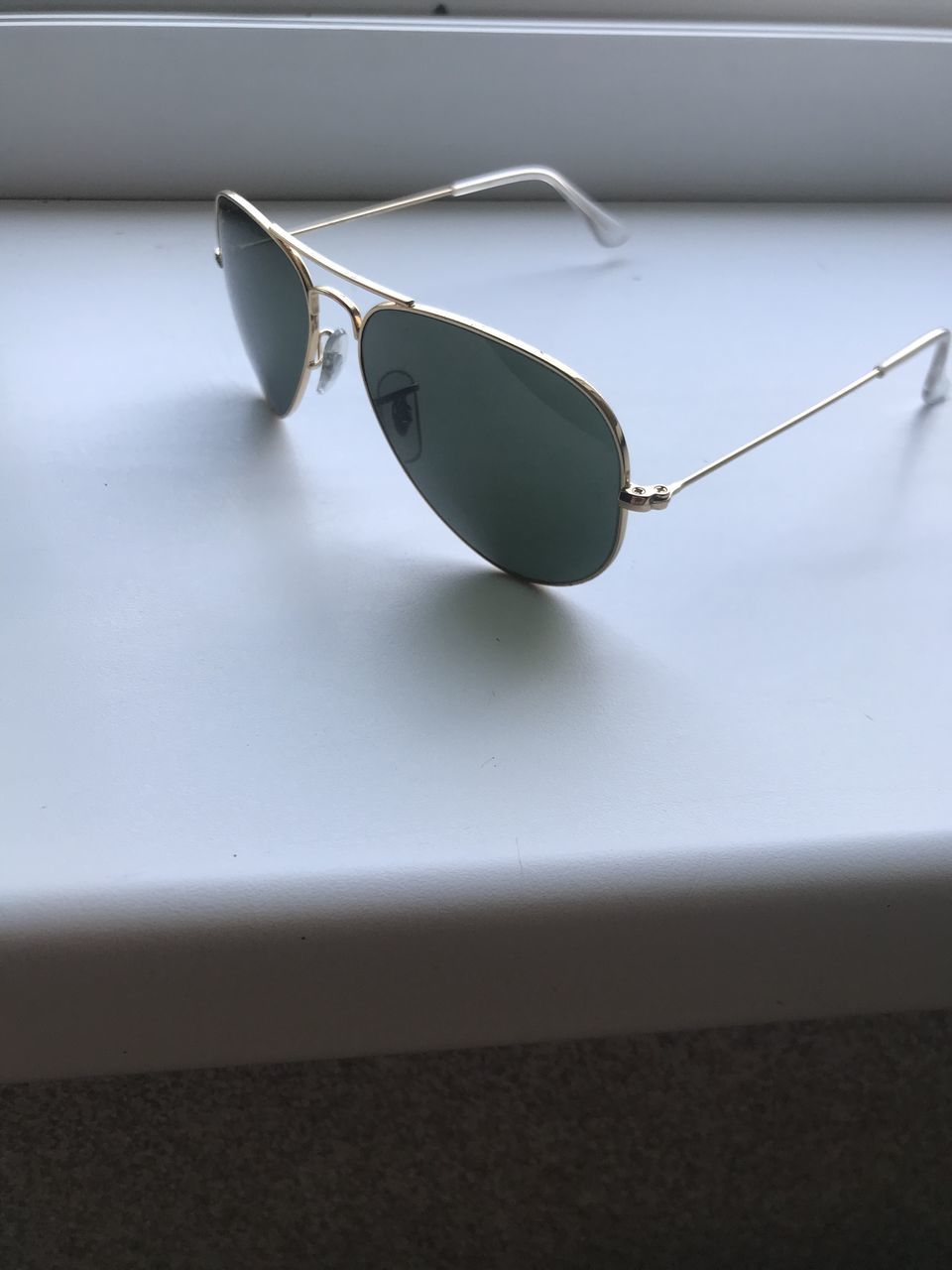 Ray ban aviator gold made in italy 55014 original