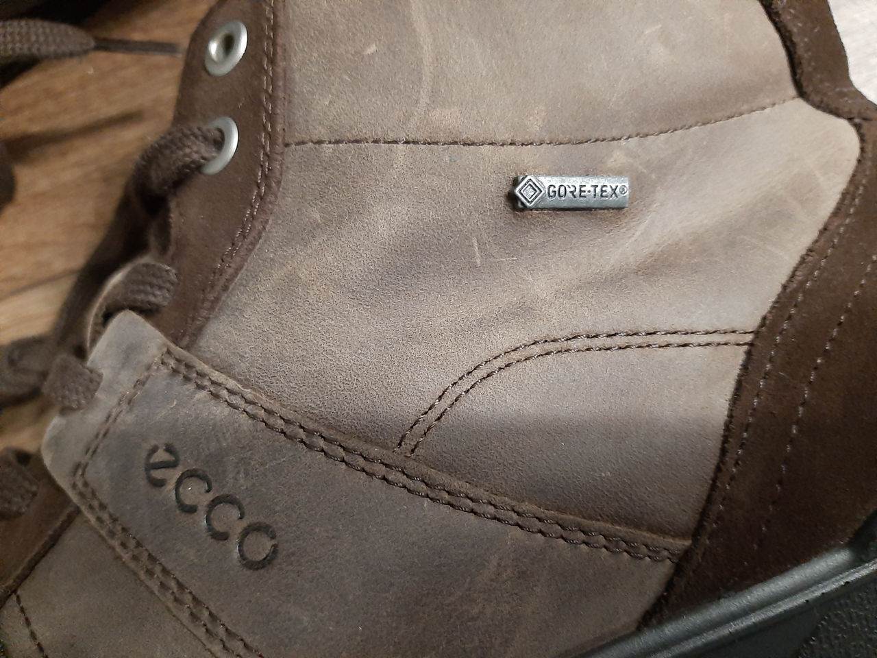 Фирменные мужские ботинки ECCO GORE-TEX ,новые,размер 44-45