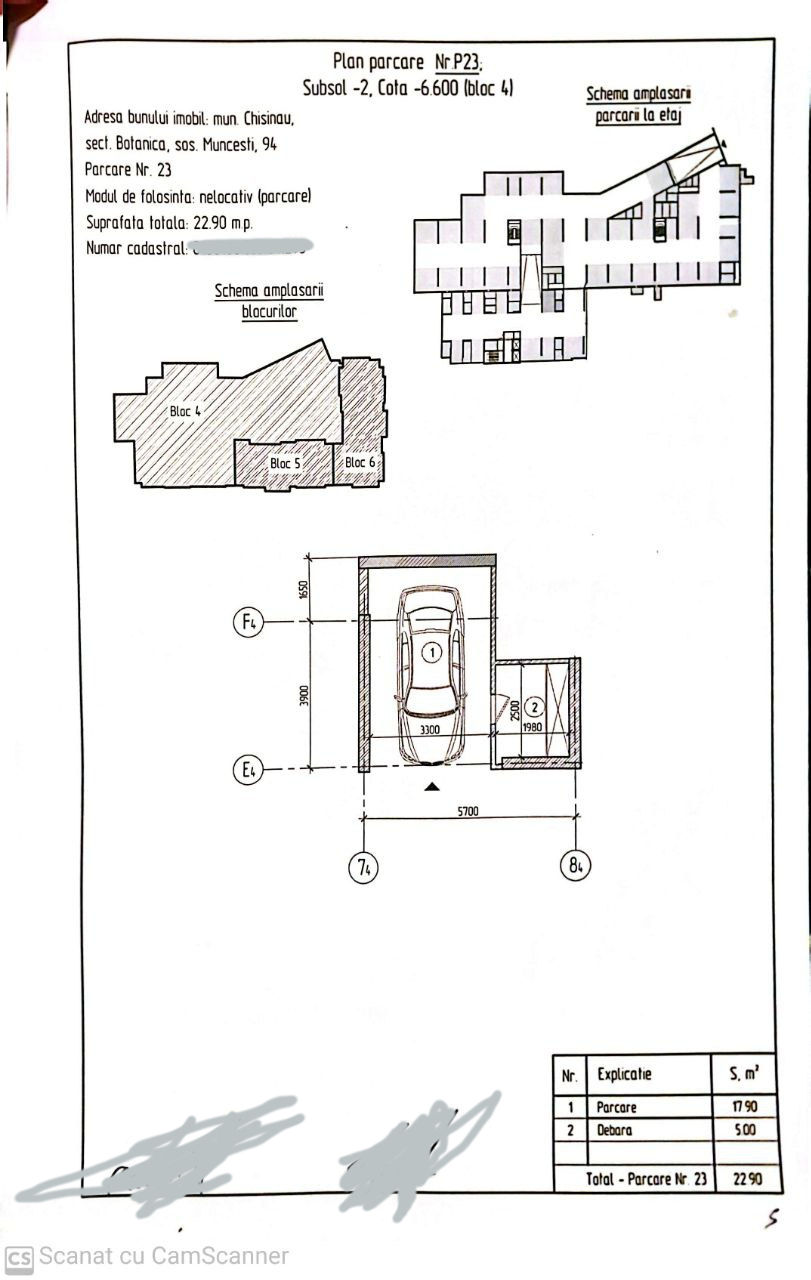 Parcare subterană Skyhouse