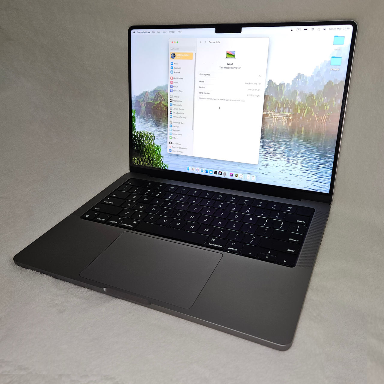 Macbook M1 Pro 14" 16/512 gb