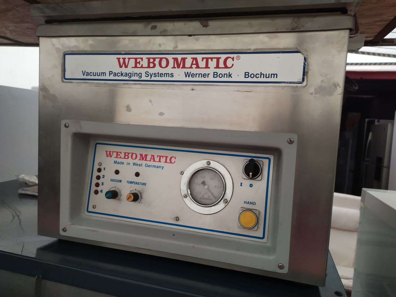 Webomatic-аппарат для вакуумной упаковки продуктов