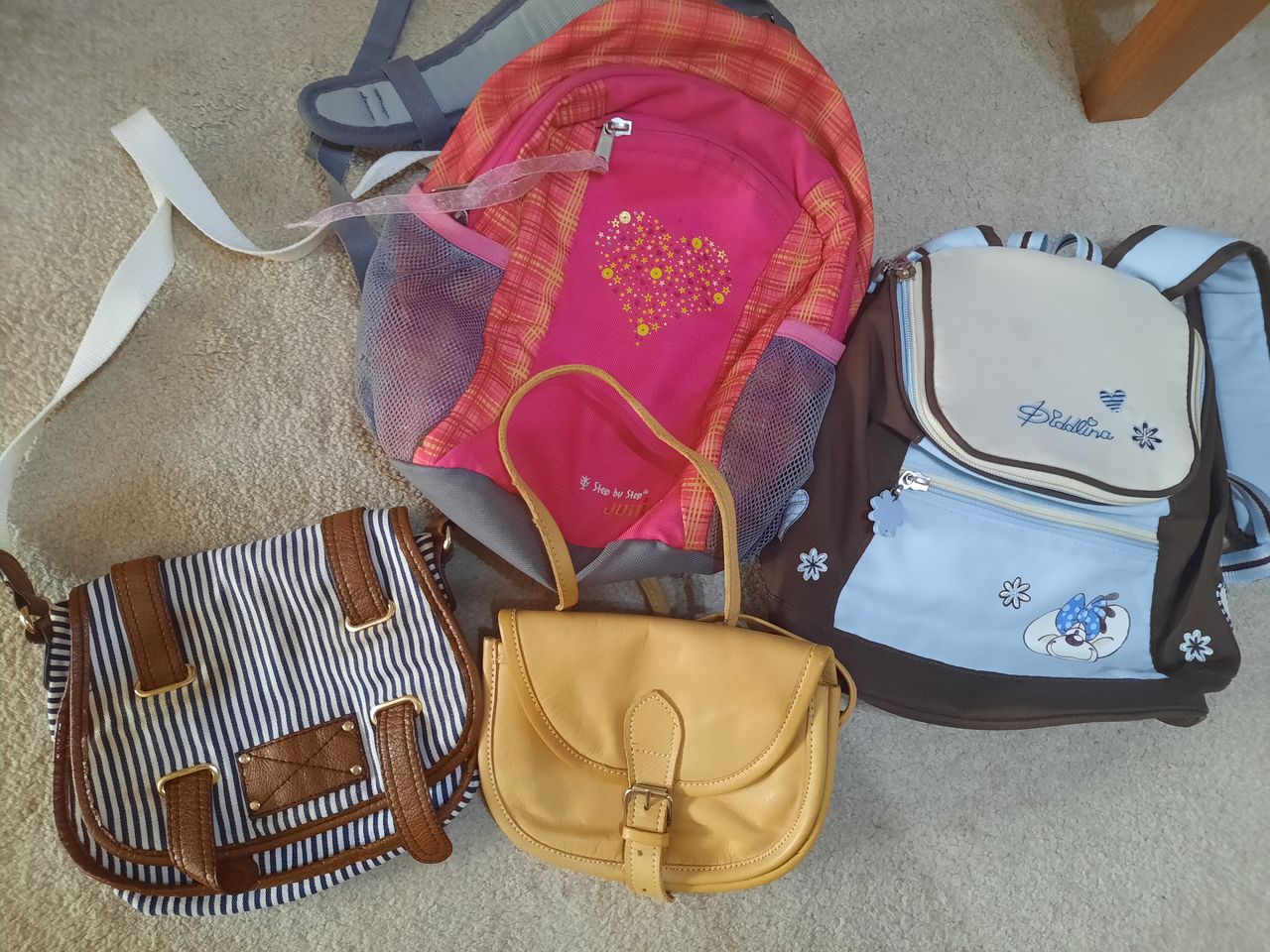 Gentuțe și ghiozdane cîte 50lei