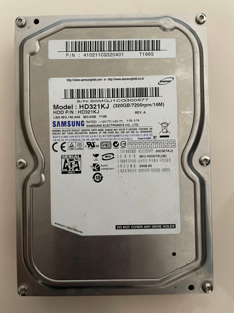 HDD Samsung 320GB