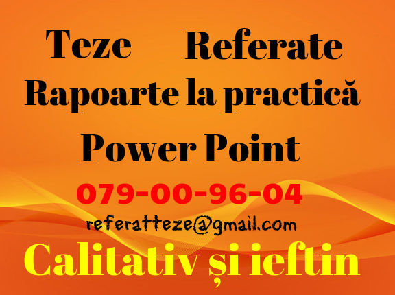 Teze de an, licență, master!