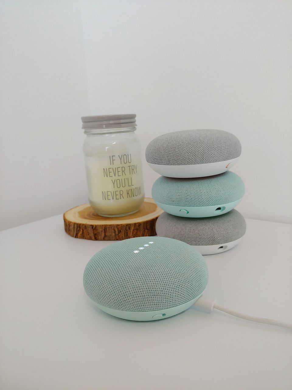 Умная колонка Google Home Mini Difuzor inteligent Google Home Mini cu ...