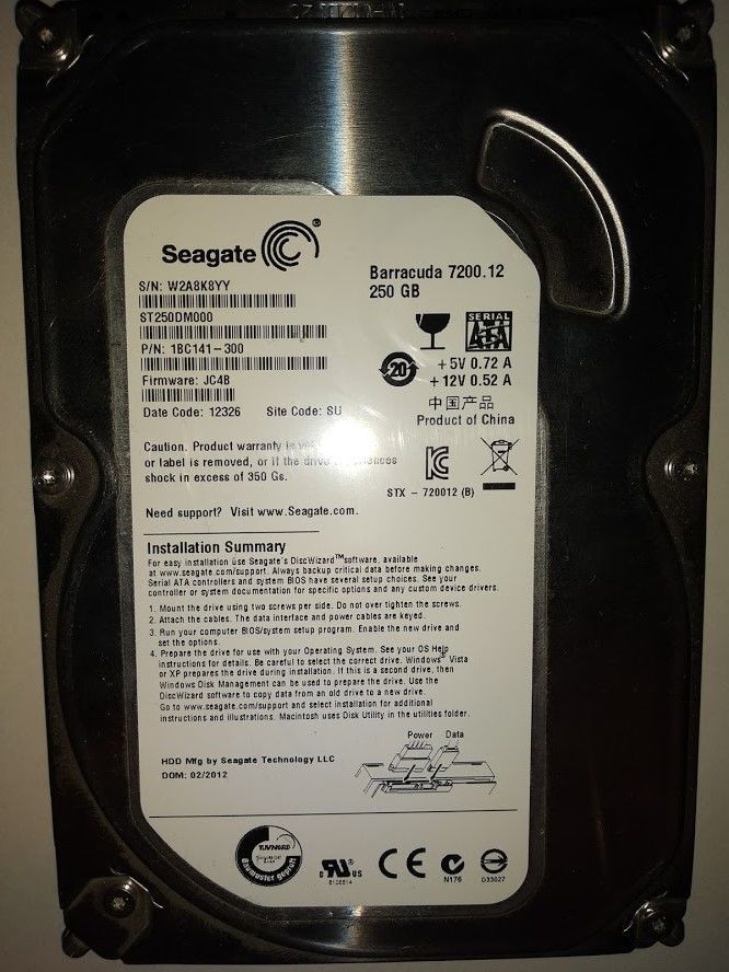 HDD, Жёсткие диски для настольного ПК и для ноутбуков, 2.5" , 3.5" , SATA