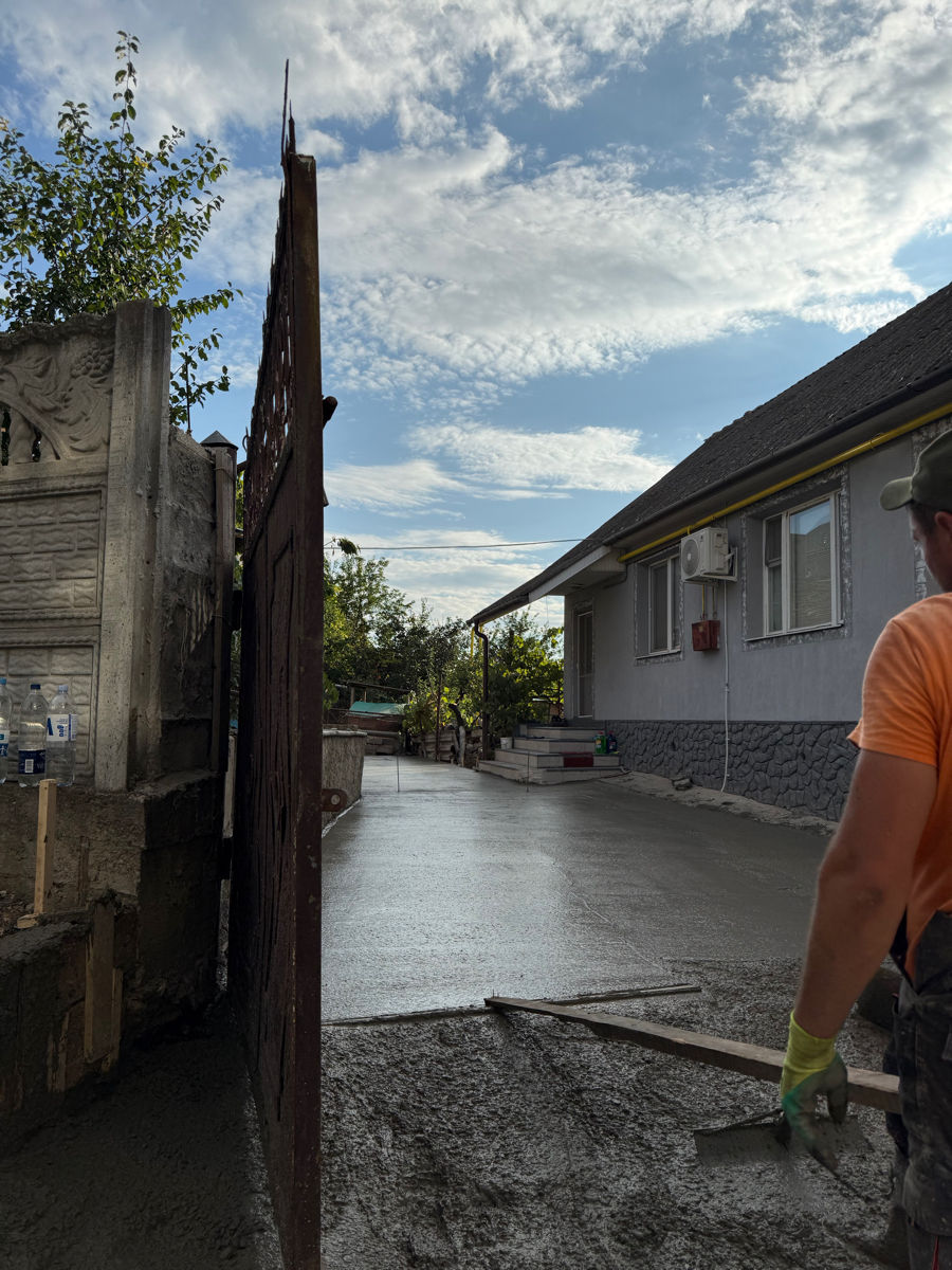 Servicii betonare ogradă la cheie în Chișinău și suburbii 24/24