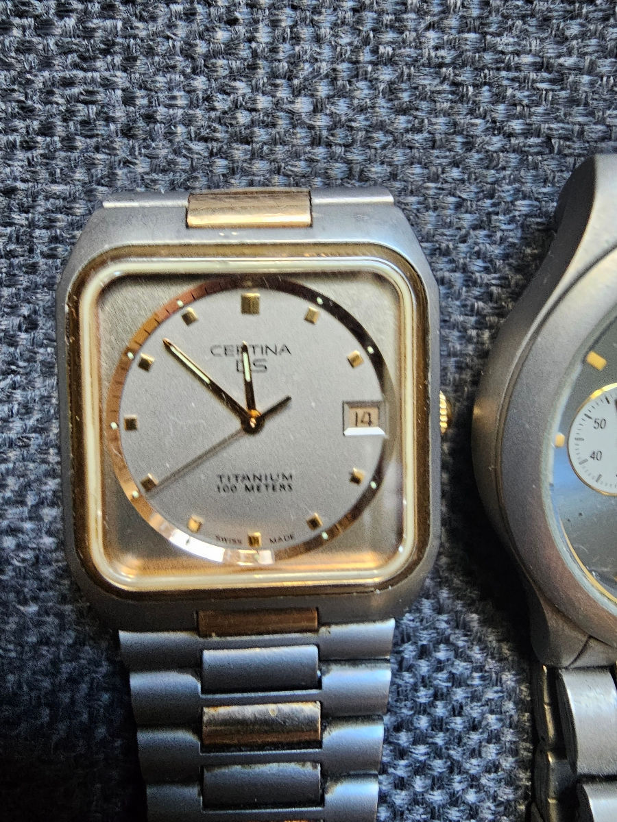 Certina, Omega, Casio, Titan