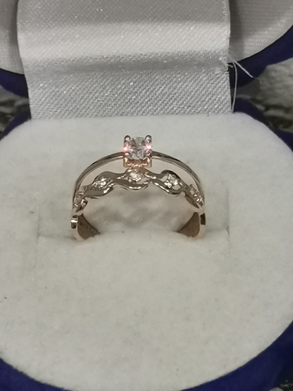 Женское золотое кольцо 585 пробы.Inel din aur 585