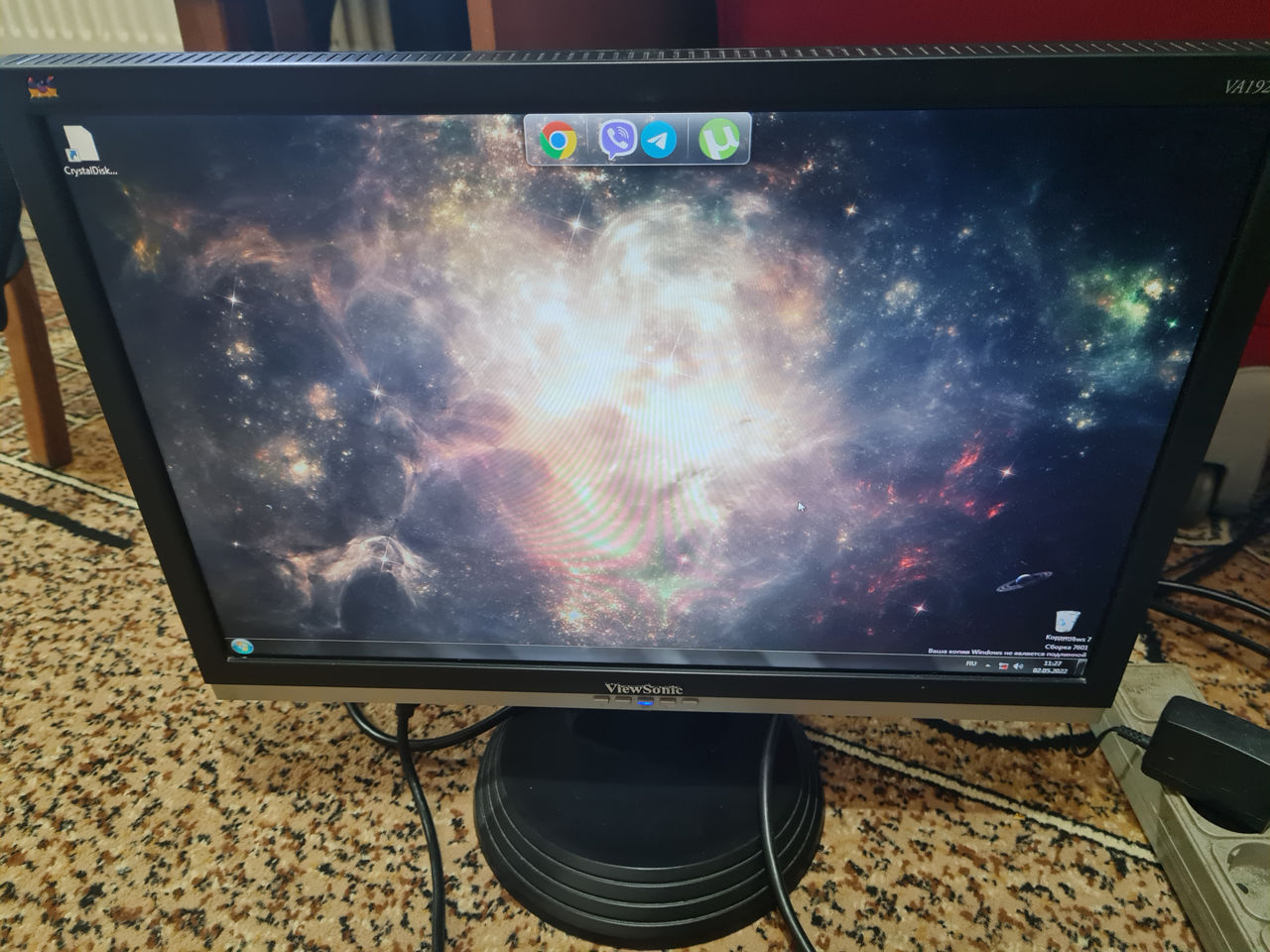 LCD monitor ViewSonic VA1926w diagonala 19 350lei nu cedez