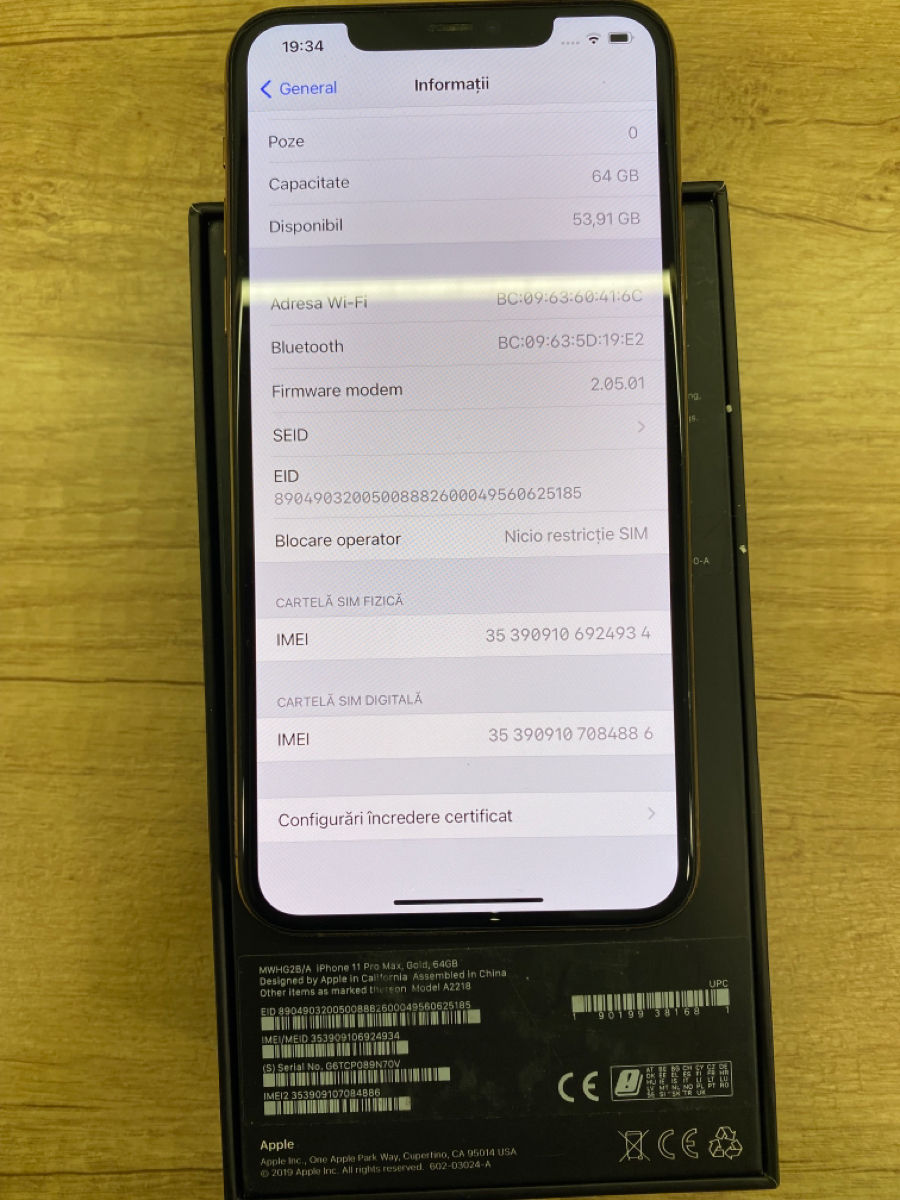 Iphone 11 ProMax 64Gb