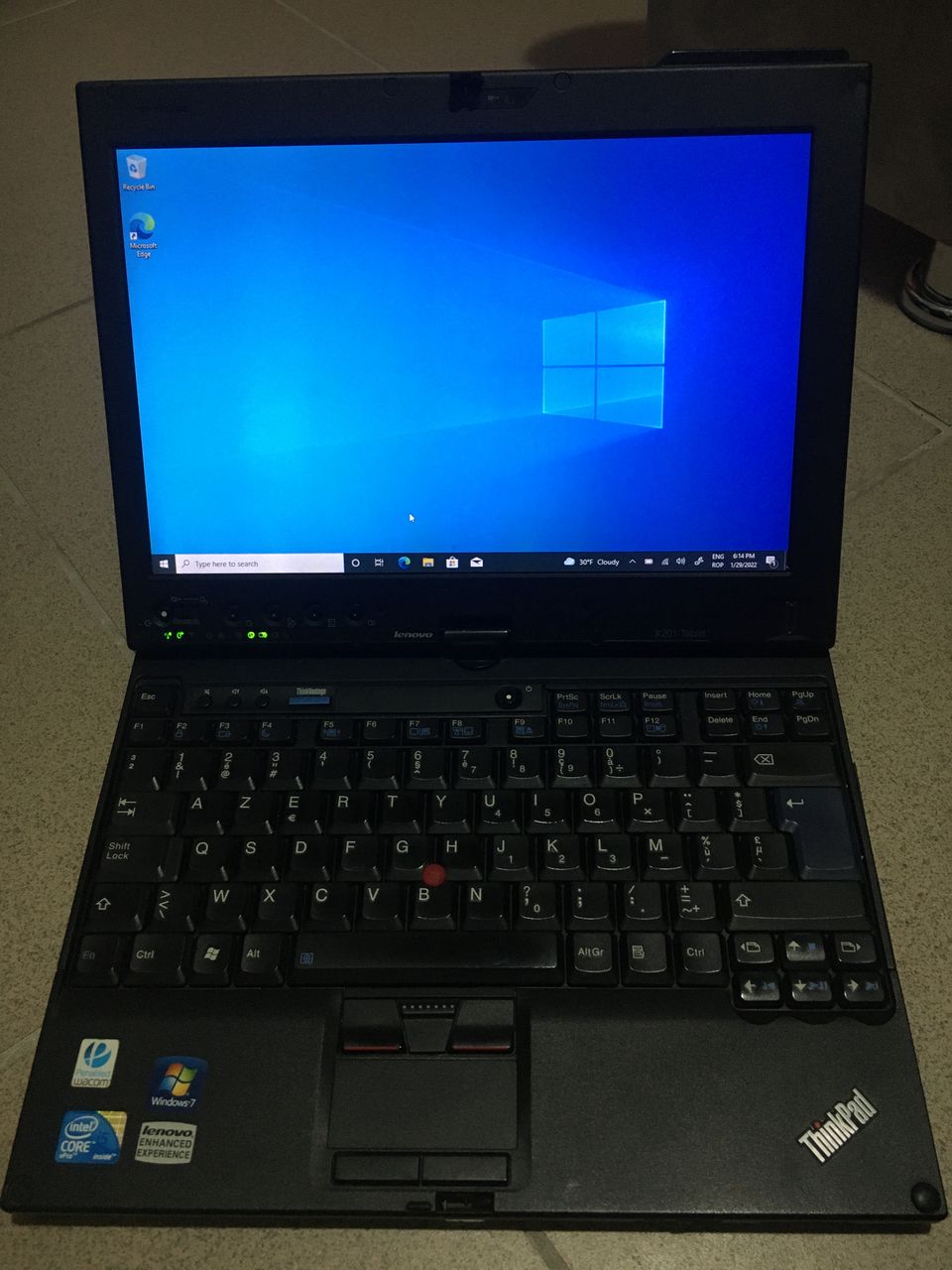 Lenovo Thinkpad x201 tablet