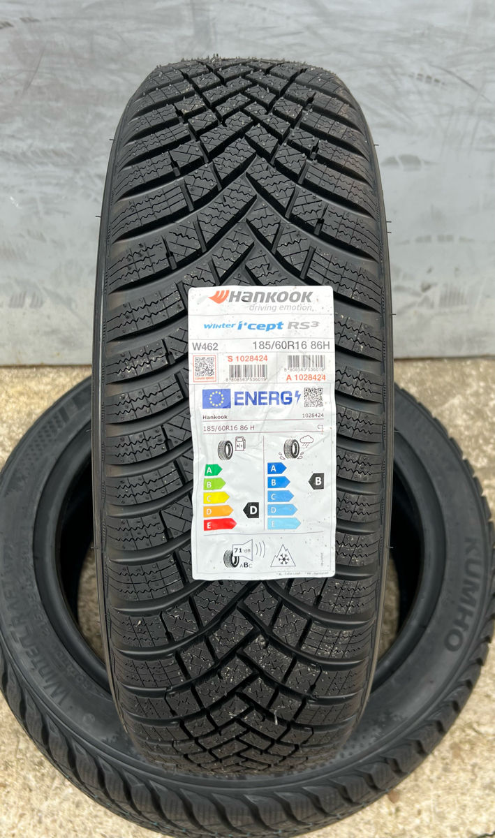 2 шины/ 2 anvelope 185/60 R16 Hankook Icept RS3/ Доставка, livrare toata Moldova