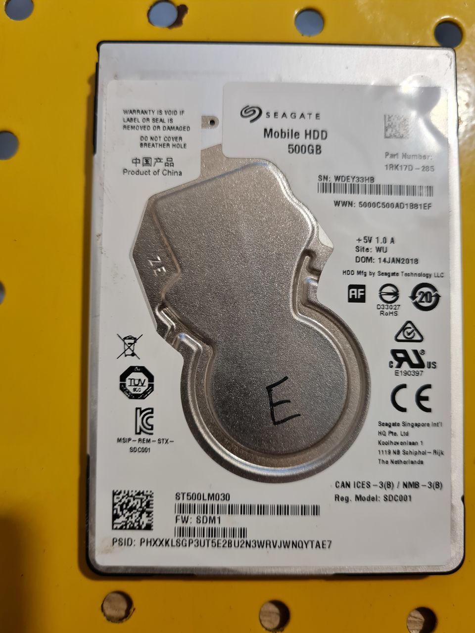 Seagate 500GB SATA 2.5-Inch 7mm ST500LM030 250lei nu cedez