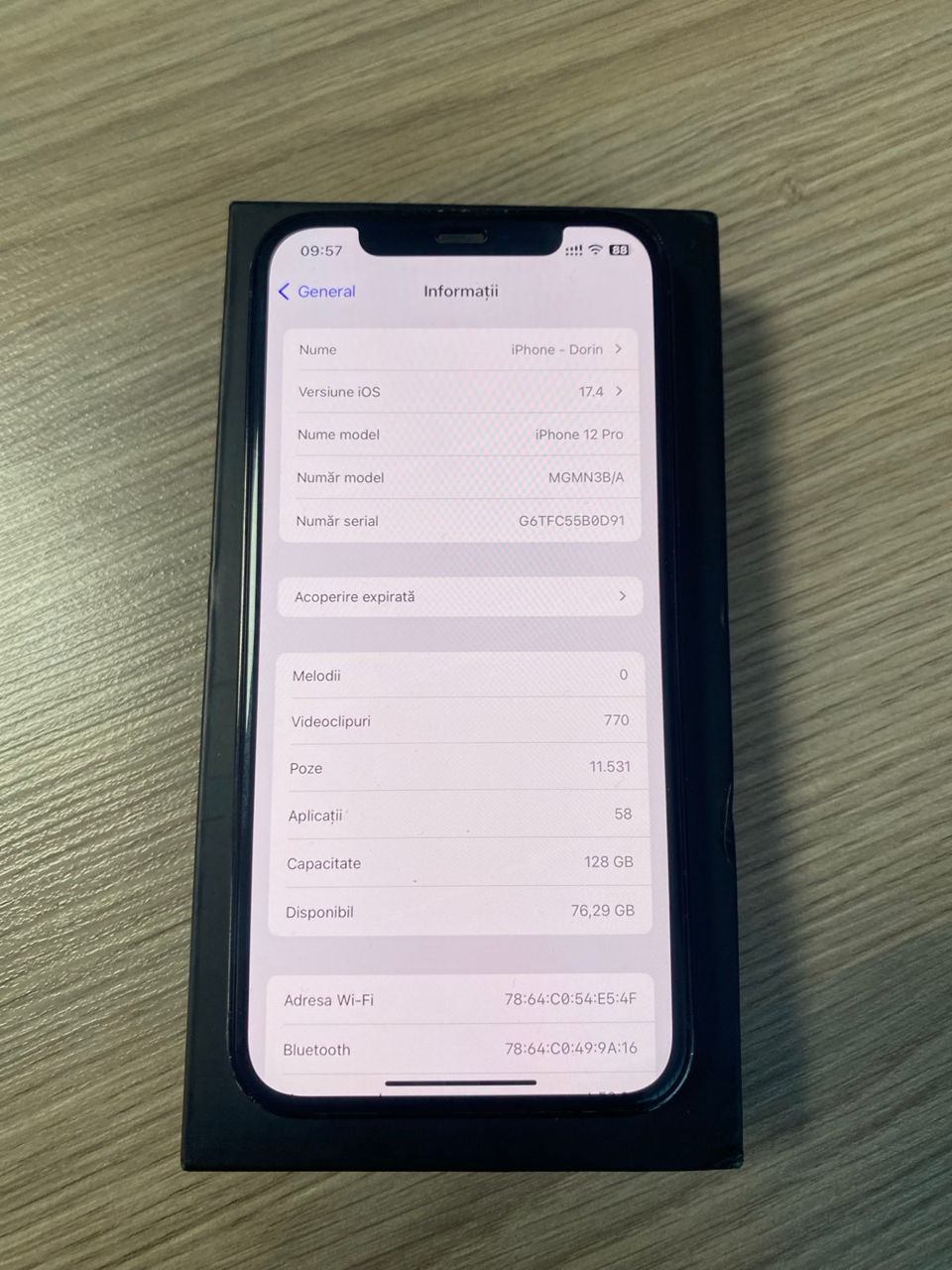 Iphone 12 Pro Pacific Blue, 128gb