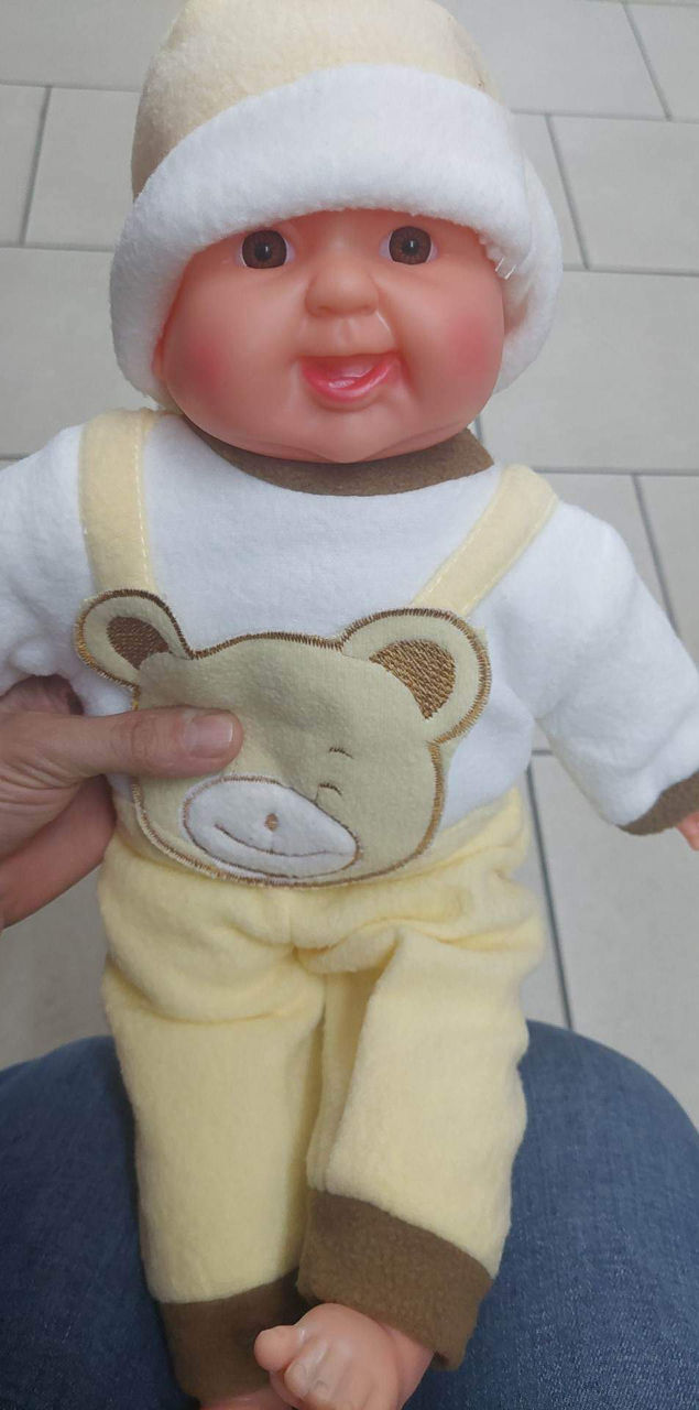 Papusa bebelus moale cu sunet