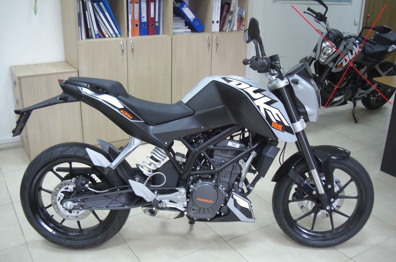 KTM Duke 125 GREY