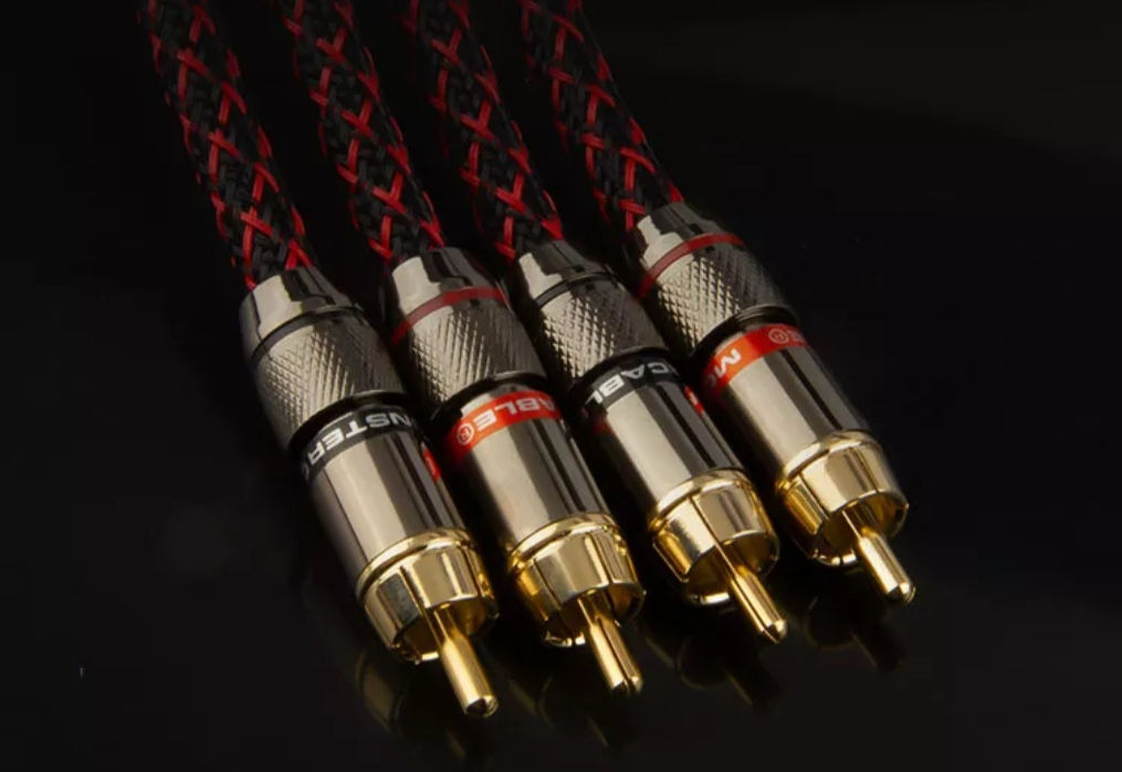 Межблочный кабель 2 RCA to 2 RCA HIFI стерео 4N OFC audio