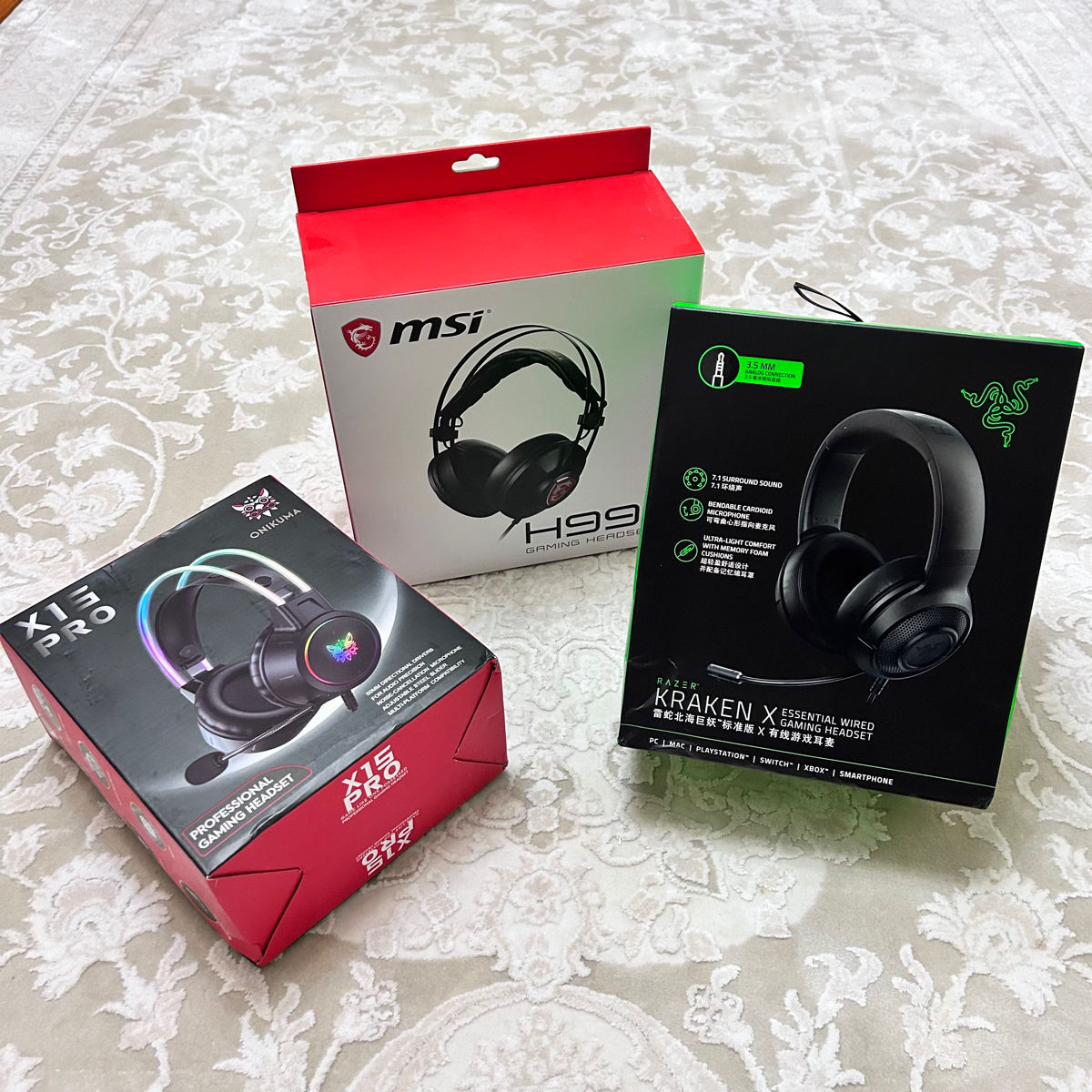 Căști cu microfon Logitech / Redragon / Razer / MSI