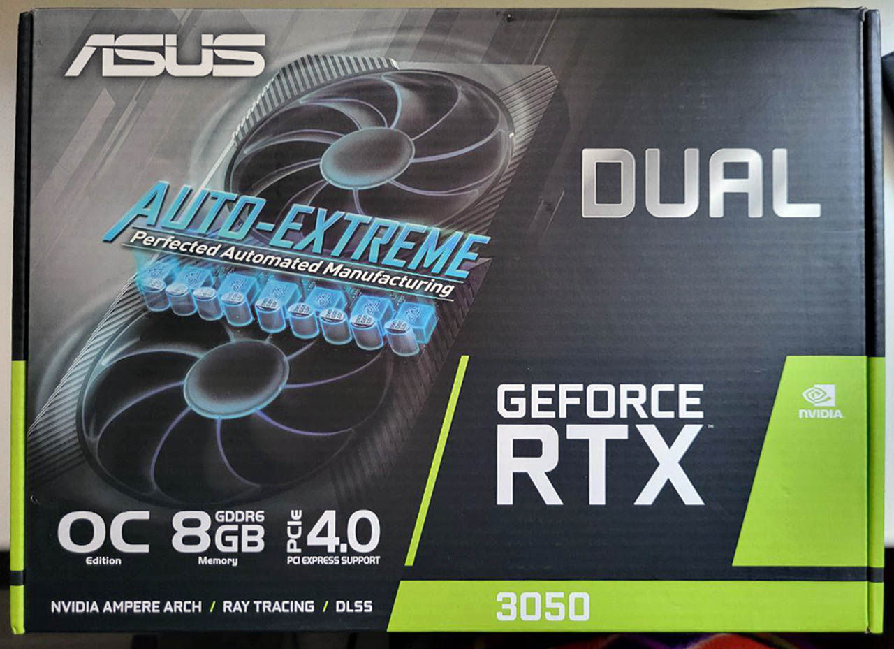 Новый GeForce RTX 3050 Asus