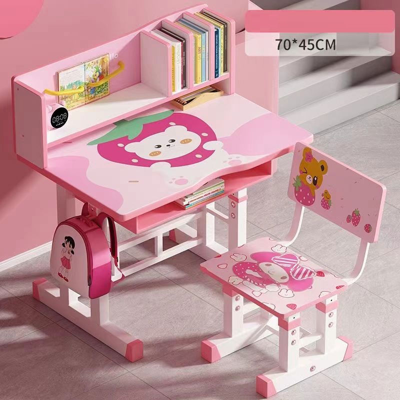 Masă de scris cu scaun in crestere70x45cm, albastră, roz- livrare ...