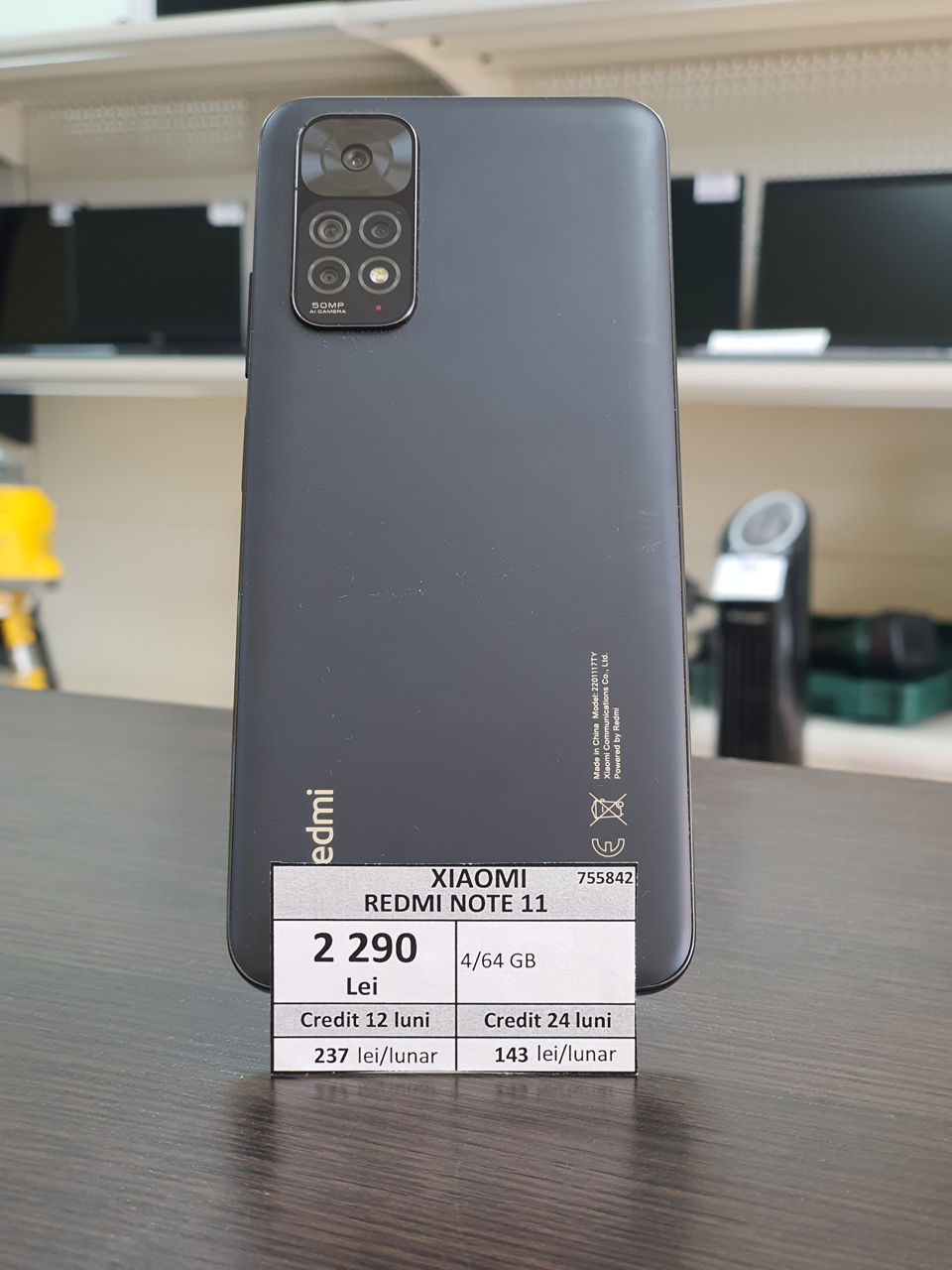 Xiaomi Redmi Note 11 4/64Gb / 2290 Lei