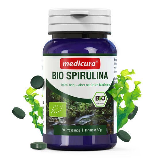 Spirulina 250 tabs din Germania cu certificare suplimente Bio Спирулина ...