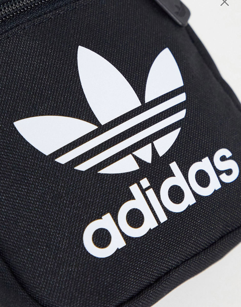 Geantă de corp adidas Originals adicolor cu curea de marcă în negru