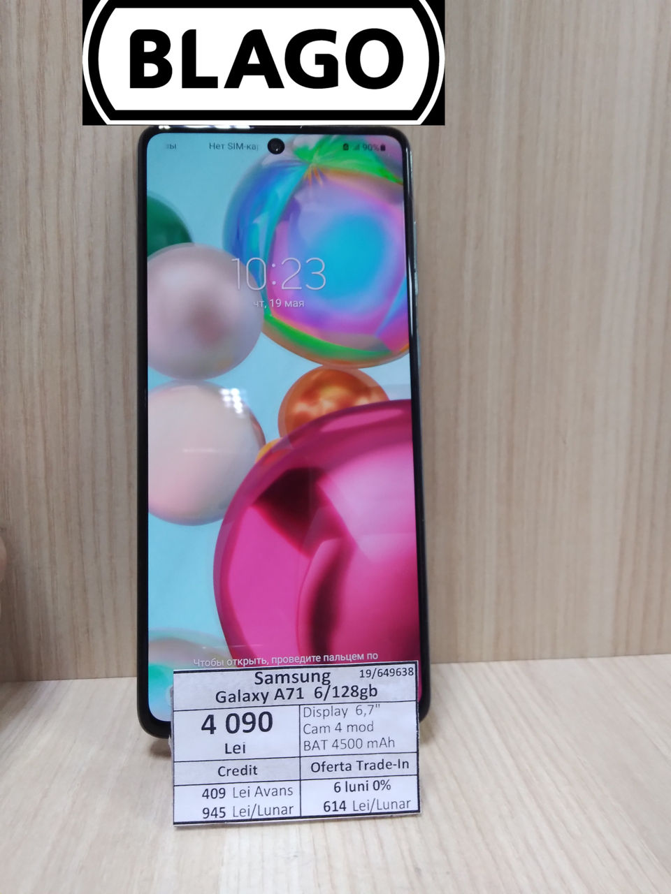 Samsung Galaxy A71 6/128gb 4090lei