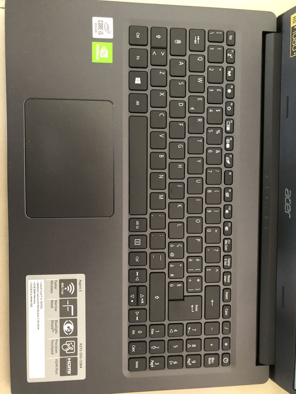 Acer Aspire A315-55G