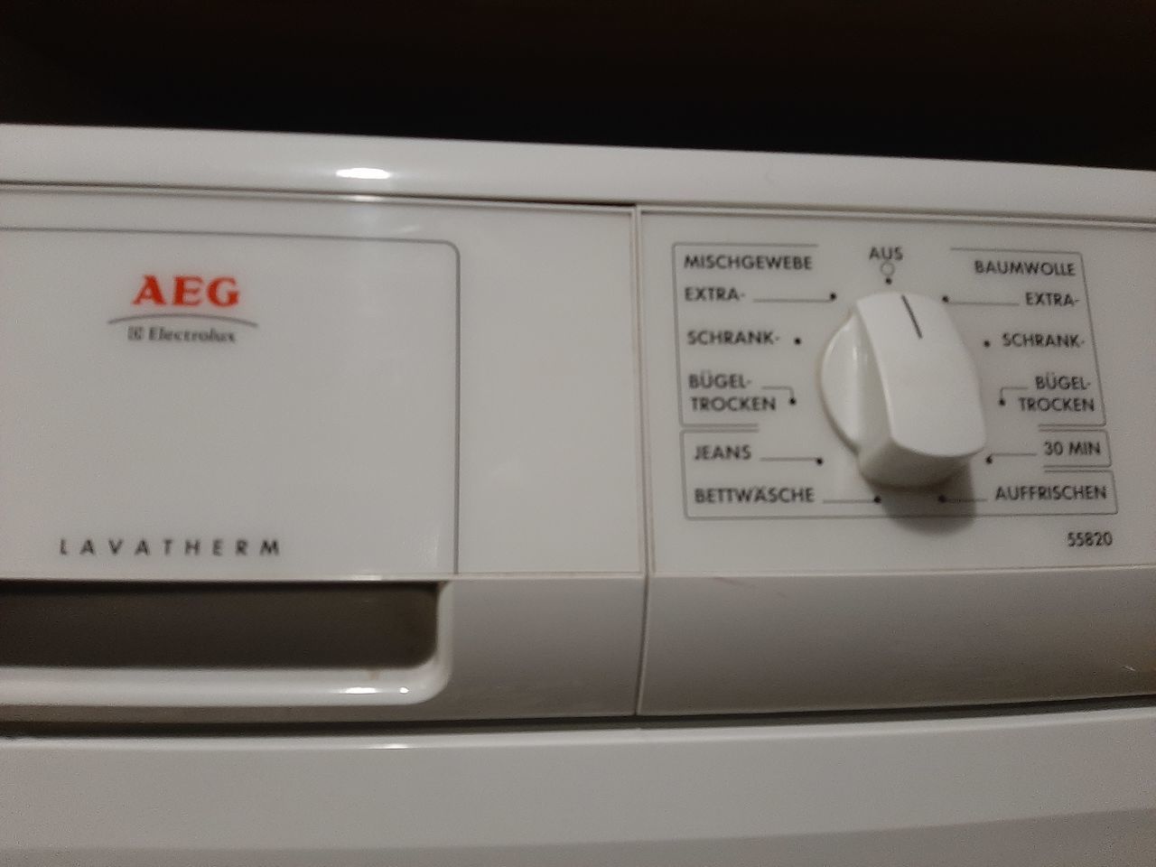 Vind uscator de rufe AEG