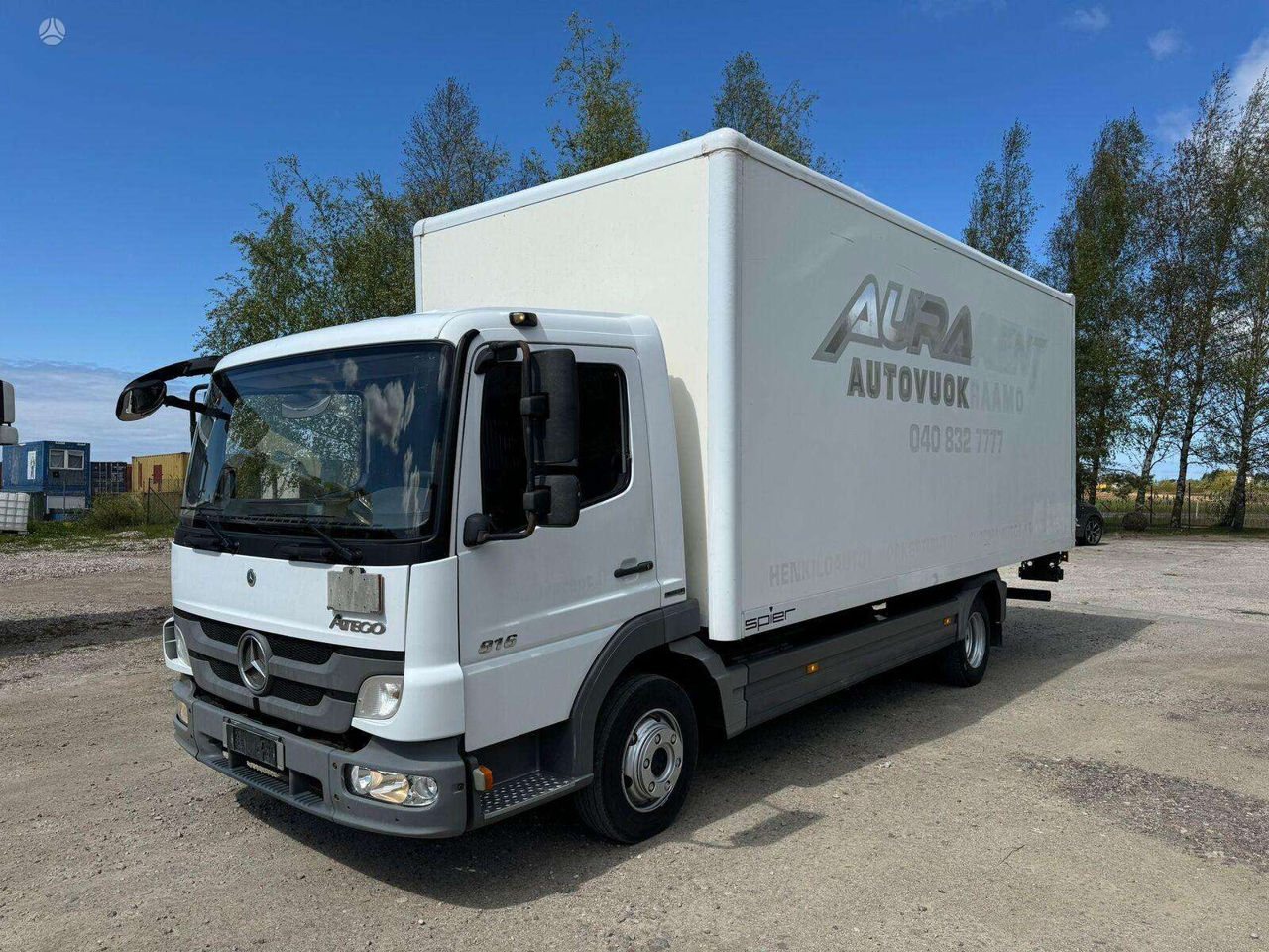 Mercedes Atego 816L / Sparca / Lift an. 2012 cu rulaj 367442 km, Diesel, 12400