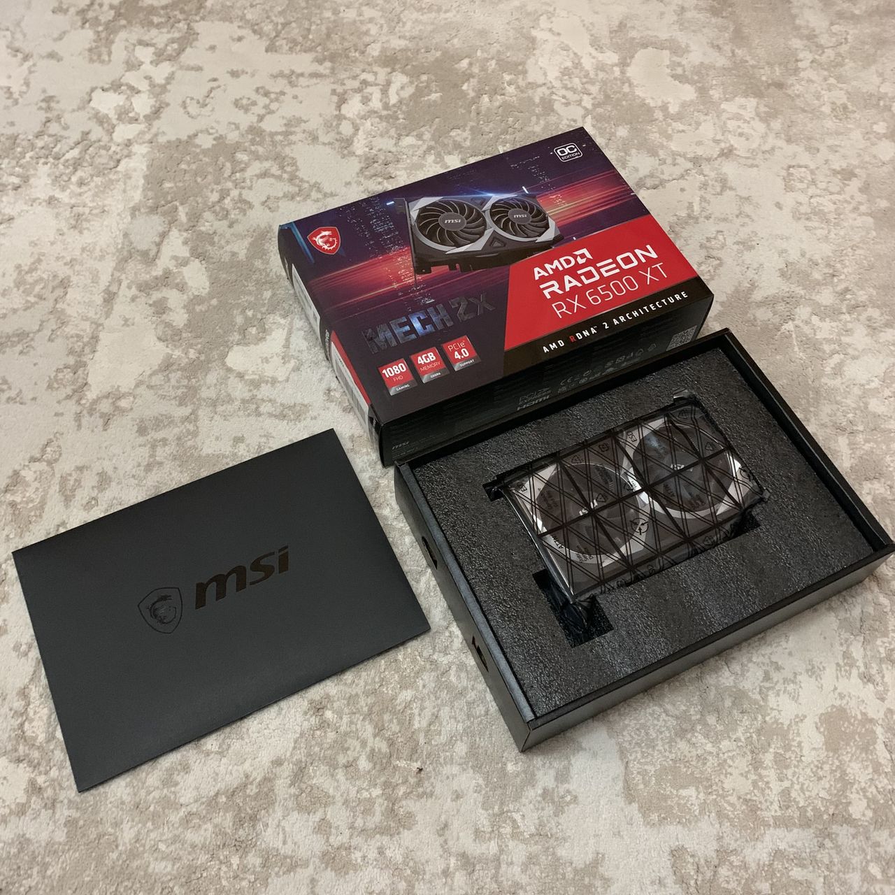 MSI Radeon RX 6500 XT MECH 2X OC 4GB Новая! Супер цена!