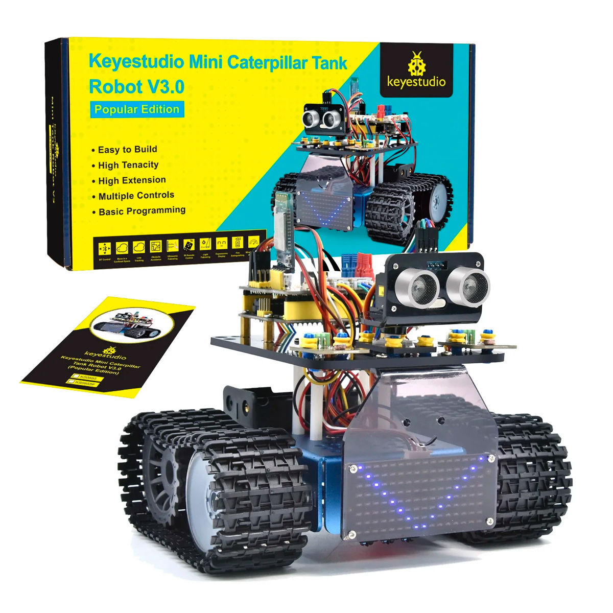 Keyestudio Mini Tank Robot V3.0