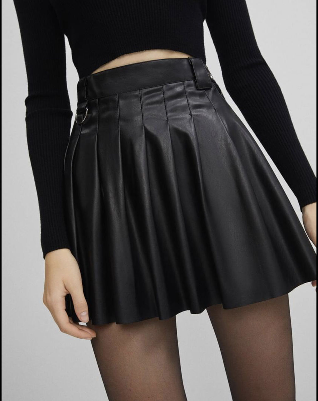Кожаная юбка Bershka