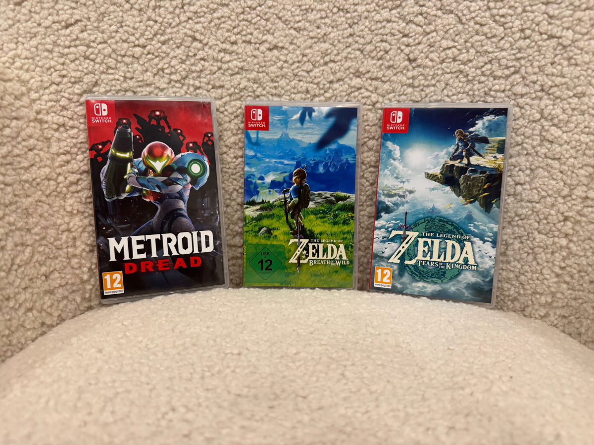 Nintendo Switch Metroid + Zelda Games