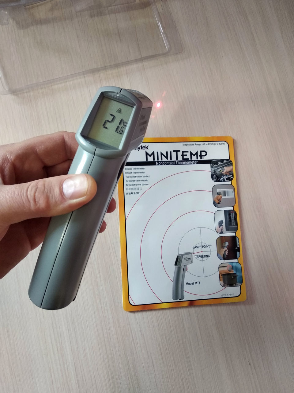 Професиональный пирометр raytek