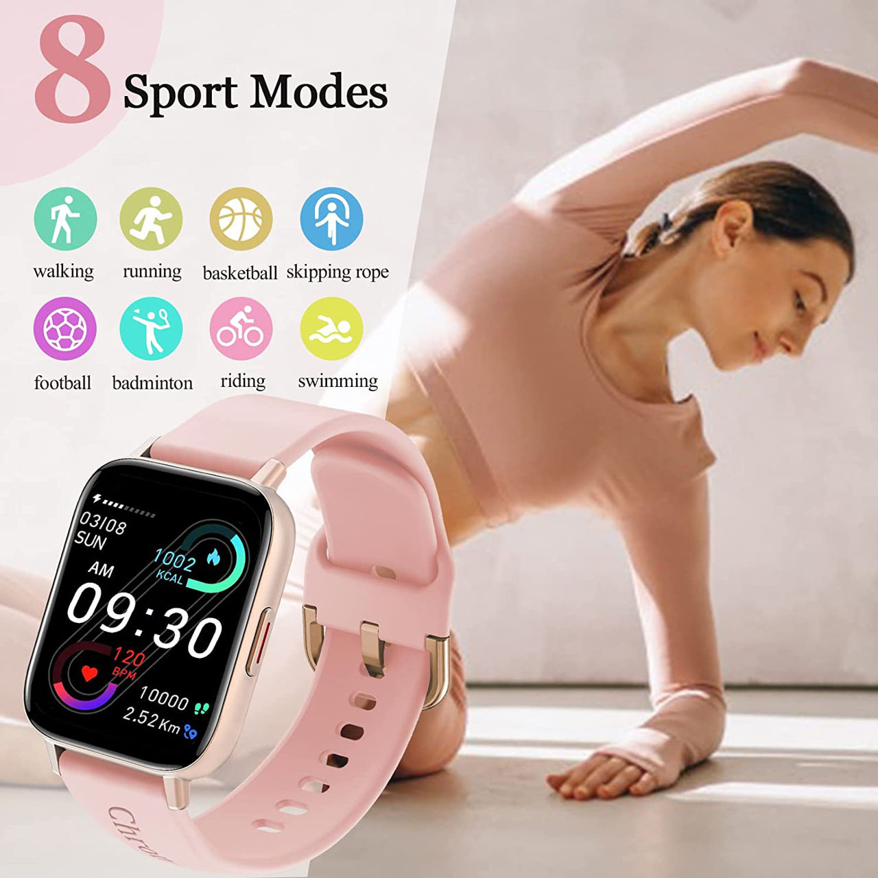 Ceas inteligent pentru femei, ceas inteligent cu funcție de apelare