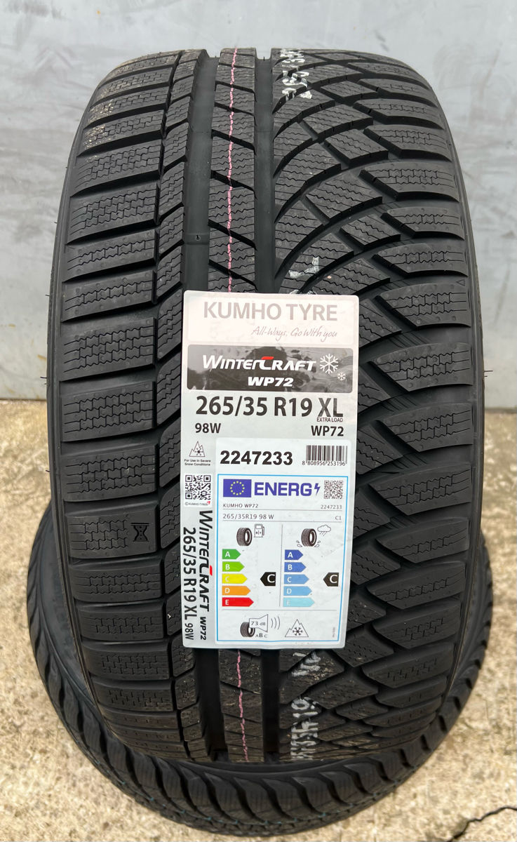 265/35 R19 Kumho Wintercraft WP72 / Монтаж , доставка , livrare 2022