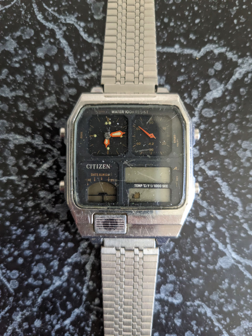 se vinde ceas Citizen 30-5324 Ana-Digi Temp Chronograph Vintage Watch la piese