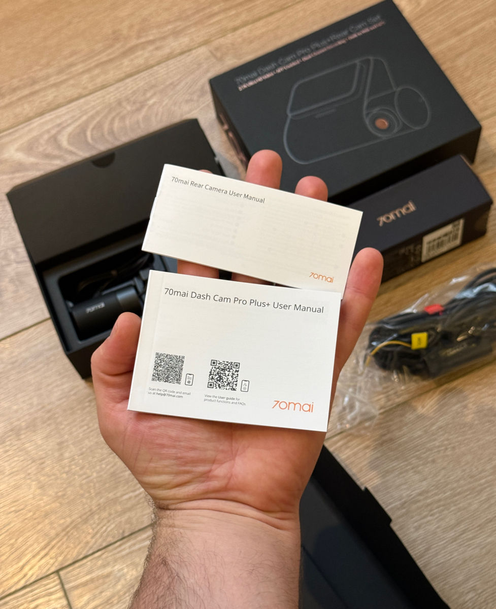 Cameră auto 70mai Dash Cam Pro Plus+ A500S + Cameră Spate + Hardwire ...