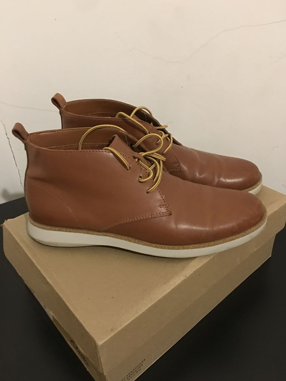 Clarks. Полуботинки. Мужские. 43.5 - 44 размер. England